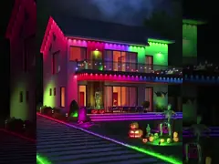 China IP65 Solar Decorative Light 10M 20M 30M 50M Outdoor Under Eave Lights for sale