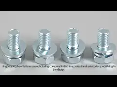China Zinc Plated Machine Bolt Grade 8.8 Coarse Thread Hex Bolt With Right Hand Direction for sale