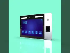 China JP1110 Horizontal Wall-Mounted Finger Vein & Face Recognition 10.1-inch Biometric Face Scanner Access Control Terminal for sale