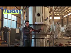 SUS304 Material Industrial Fluid Bed Dryer Explosion Resistance 50 / 60Hz