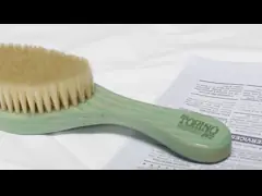 Customization Logo Curved 360 Wave Comb Boars Hair Beard Brush Lightweight