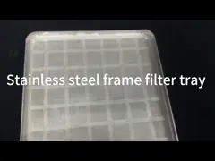 stainless steel frame filter tray