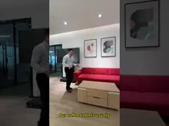 Table à café pliable avec 4 tabourets et rangement pour le mobilier de salon