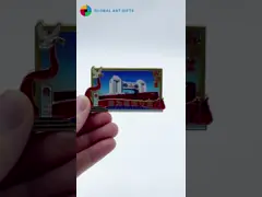 Custom Acrylic Magnetic Refridge Sticker Vibrant Design Glossy Finish