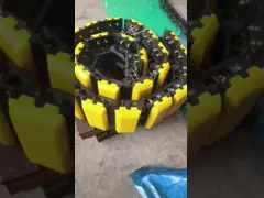 Poly pad with track iron track chains kit