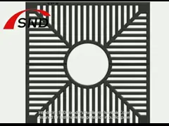 Ductile Iron Manhole Cover for Sustainable Tree Protection in Public Spaces