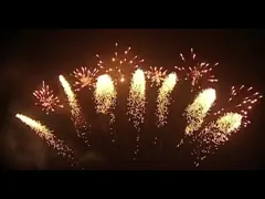 Mandarin Fireworks Pyrotechnics 65 Shots Fan Shaped Fireworks