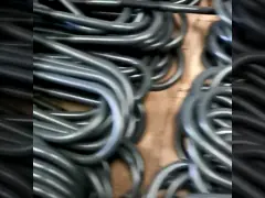 China Electroplating Color Zinc U Type Pipe Clamp Plumbing U Clamp Black for sale