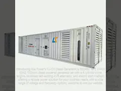 China 1500KW/1875KVA Yuchai Generator Silented Performances Diesel for sale
