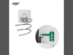 China No Punching Reusable Hair Dryer Stand Bath Accessories 130x95x70 Mm for sale