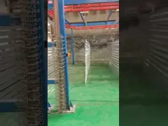 알루미늄 프로파일 자동 사용자 정의 분말 코팅 라인 첨단 기술