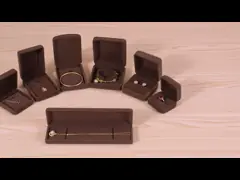 China Elegant Paper Jewelry Gift Box Rings Cardboard Earring Box With Velvet Inert for sale