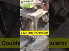 Roller extruding granulator test site