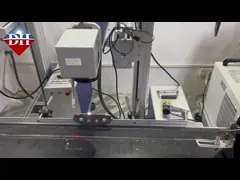 China Fiber Flying Laser Marking Machine Date Carving On The Bottom Of The Can for sale