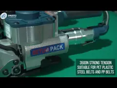 PP&PET Handheld Pneumatic Strapping Tool Plastic Steel Belt Tension Machine 3500N