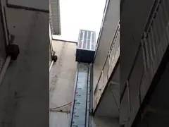 Outdoor Emergency Stop Home Elevator Naked Cabin Hydraulic Hoist