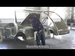 China Low Profile Burgundy Color Luxury And Noble Electric 4-Seater Golf Cart 72v Lithium Battery Off-Road Tires Can Conquer All Kinds Of Rugged Roads for sale