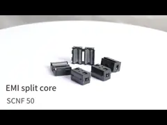 China EMI Noise Suppressor Choke Filter Split Core EMI Clamp Cable Ferrite Core for sale