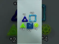 Cina Doni di apprendimento STEM Piccoli aeromobili blocchi di piastrelle magnetiche Set di giocattoli magnetici forti in vendita