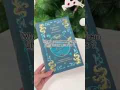 Luxury Gold Foil Secret Hollow Book Box For Elegant Gift Packaging