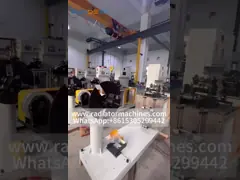 aluminum radiator fin roller mill machine алюминиевый радиатор