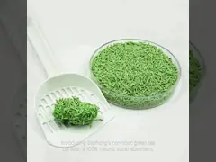 Non Toxic Green Tea Cat Litter Customized Bulk High Absorbency Safe for Cats