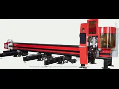 Angle steel B28 High Speed 3D Laser Pipe Cutting Machine ( Side Mounted)