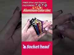 China 8.8 Grade Carbon Steel Socket Head Cap Screw Color Zinc Truss Head for Industrial for sale