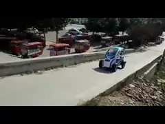 China Red Color 1200 W  Smart Mini Electric Car  72 V ABS Plastic Material for sale