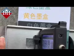 China One Inch Inkjet Printer Solvent Quick Drying Ink Cartridge 25.4mm Black Red Blue Green Yellow White Anti-Counterfeiting for sale