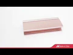 Customeized aluminium extruded sections , Powder Coating Aluminium Profiles