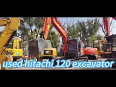 Hitachi 120 Excavators with 66KW ISUZU Engine 90% and in Chinese Construction Market