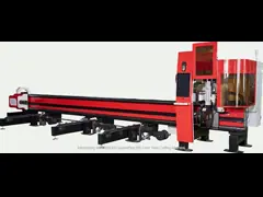 Square pipe B16 Laser tube cutting machine ( Side Mounted) for Guardrails