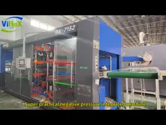 Simple operation, one-button start, easy to use plastic thermoforming machine