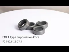 China Rohs ISO9001 NiZn MnZn Ferrite Material T Type Ferrite Core / Toroidal Core / Iron Powder Core for sale