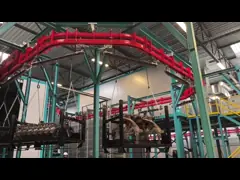 High Capacity Power And Free Overhead Conveying System For Coating Production Line