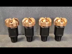 China Customizable 200mm 6 blades Water Well Pdc Bits With Nozzle And Fixed Cutter Cutting Type for sale