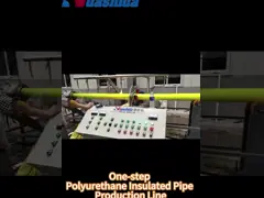 中国 一段階のコーティングされたポリウレタンプリインソレーションパイプ生産ライン (Dia 32-426mm) 販売のため