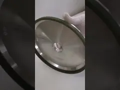 China 12A2 250*34*42  Plating Width 6mm Resin Bond CBN Grinding Wheel for sale