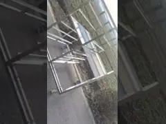 Stainless steel trolley real shot video