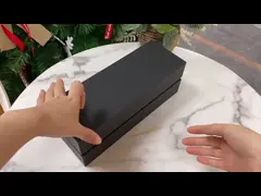 China Matte Black Single Champagne Packaging Boxes Red Wine Gift Boxes Customizable for sale