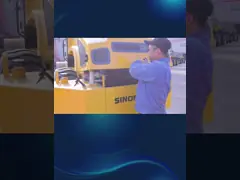 CHANGLIN YZ8 Vibrating Road Roller Equipment Compaction Operation
