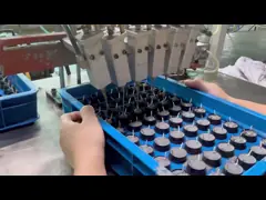 GU10 lamp base encapsulated with glue