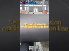 China Steel Pipe External/Internal 3PE Epoxy Coating Pipe Line  HDPE Pipe Extrusion Machinery for sale