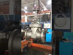 물 증기 오일 파이프 라인 사용을위한 WCB 플랑지 게이트 밸브