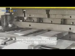 2-coil lanced offset aluminum fin making machine for charge coolers