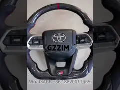 China Car Interior Steering Wheel With GR Logo Interior Steering Wheel For Toyota Hilux Fortuner for sale