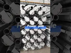 power pole Octagonal pole telecom pole Electric pole