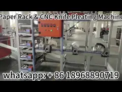 Paper Rack & CNC Knife Pleating Machine
