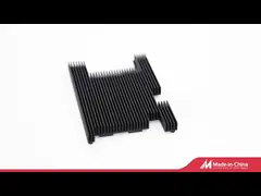Black Anodized Aluminum Extrusion Profile For Elevator / Window / Door